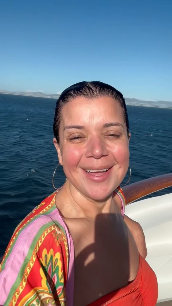 The Views Ana Navarro Shows Off Weight Loss In Orange Swimsuit On Boat